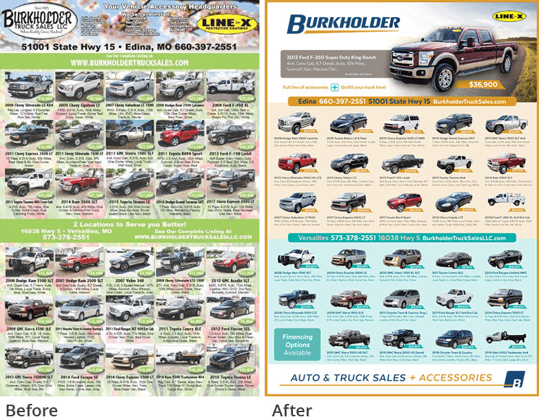 Ad Design, Before & After [Case Study] - Rosewood Marketing